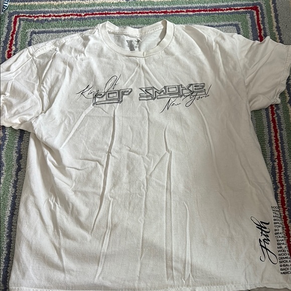 velone | Shirts | Velone Pop Smoke Vintage Tee | Poshmark